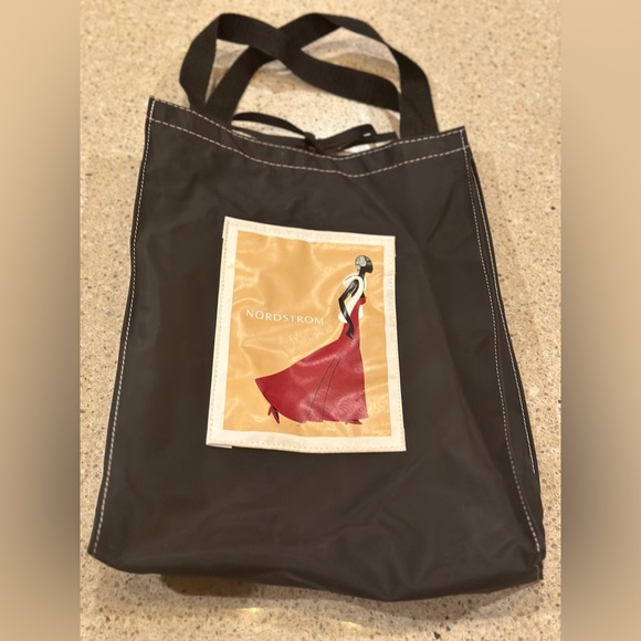 Branded | Bags | Nordstrom Branded Nylon Tote Bag W Two Twill Handles ...